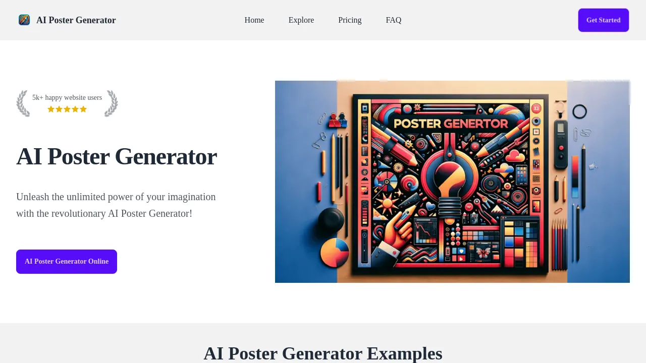AI Poster Generator - BestofAI